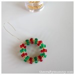 Beaded Wreath Tutorial • The Crafty Mummy