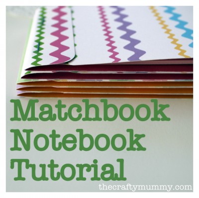 Mini Notebooks Tutorial — The Crafty Mummy