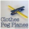 Kids Craft: Clothes Peg Planes • The Crafty Mummy