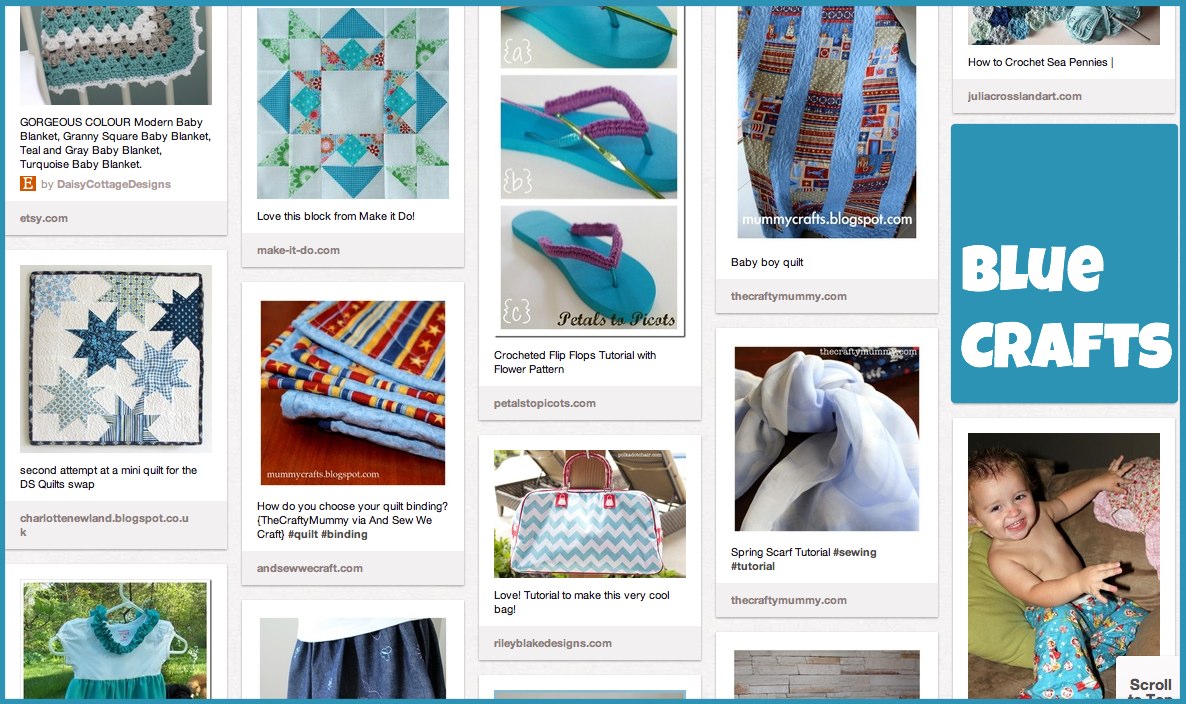 Blue Crafts on Pinterest — The Crafty Mummy