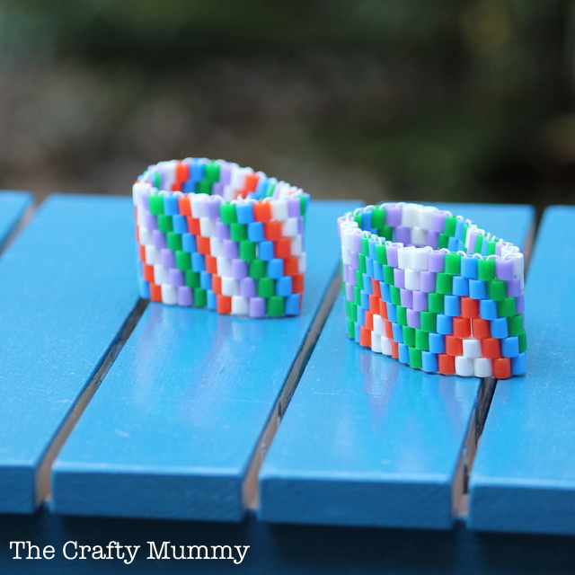 Perler Bead Bracelets • The Crafty Mummy