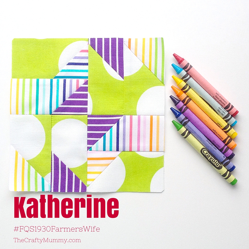 Rainbow Katherine Block • The Crafty Mummy