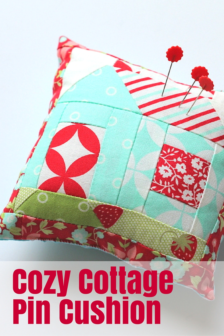 Cozy Cottage Pin Cushion • The Crafty Mummy