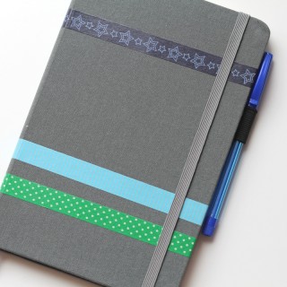 How to Add a Pen Loop to a Notebook — The Crafty Mummy