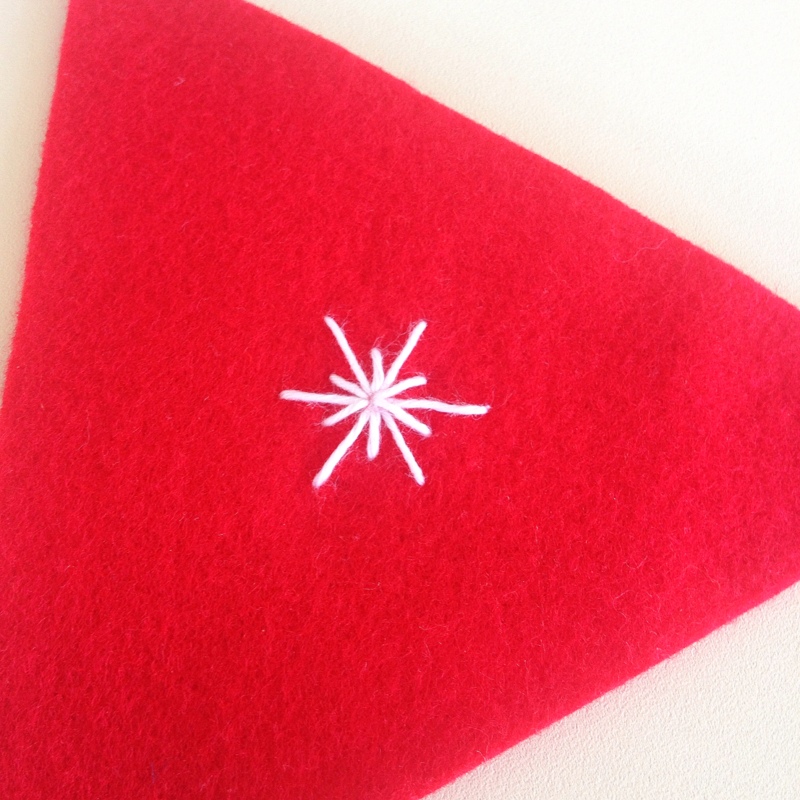Tutorial: Felt Triangle Coasters • The Crafty Mummy