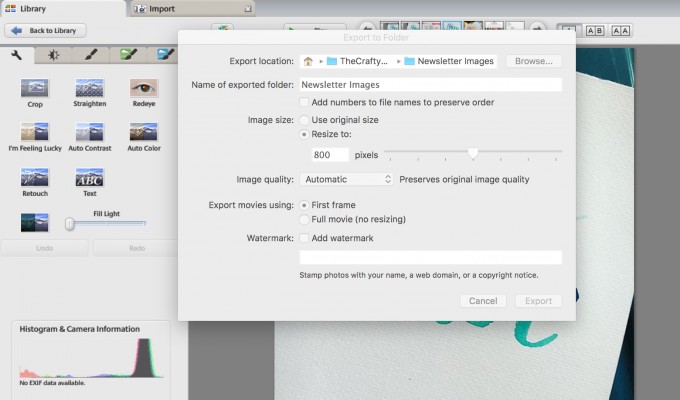 How I use Picasa to Edit Photos • The Crafty Mummy