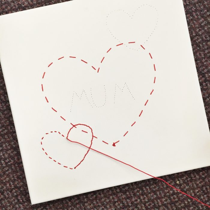 Stitched Canvas Art Tutorial • The Crafty Mummy