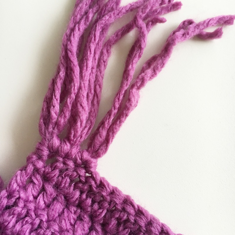 How to Add a Fringe to a Scarf • The Crafty Mummy