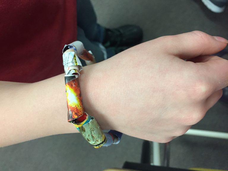 Recycled Magazine Bracelets — The Crafty Mummy