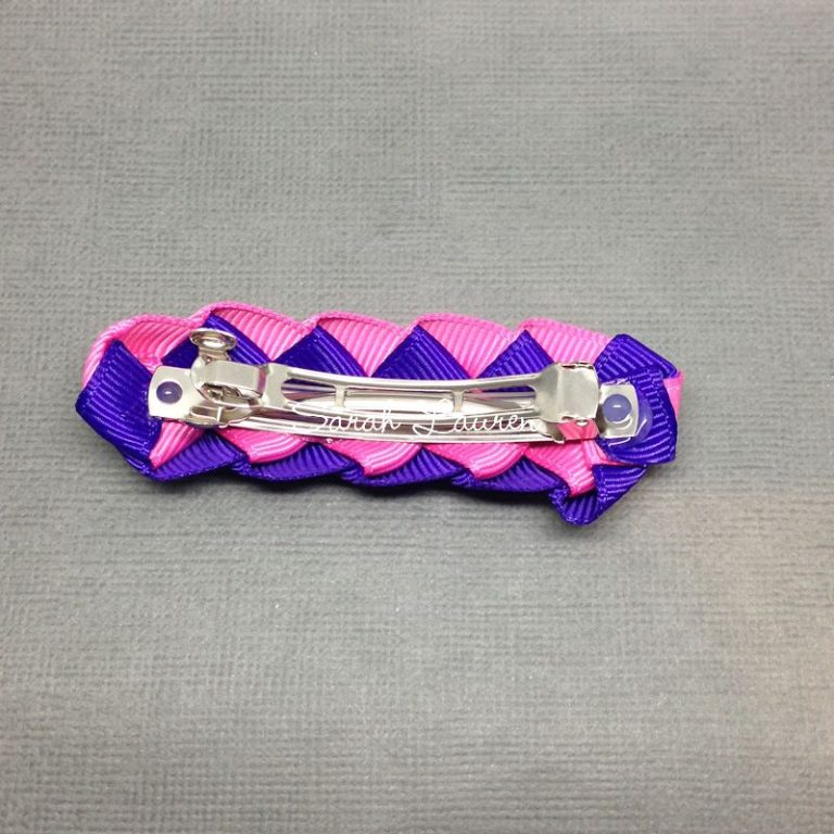 Tutorial: Military Braid Barrette with Grosgrain Ribbon — The Crafty Mummy