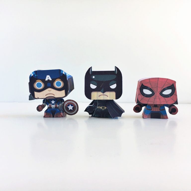 Make a Paper Superhero — The Crafty Mummy